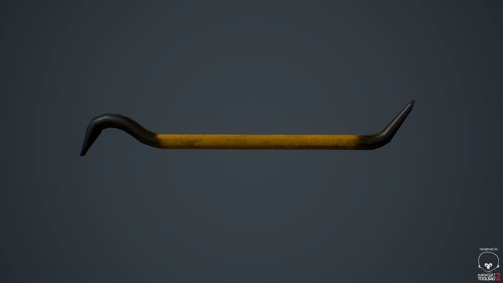 Crowbar hook with handle free VR / AR / low-poly 3D model | CGTrader
