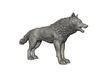 High poly wolf statue 3D model 3D printable | CGTrader
