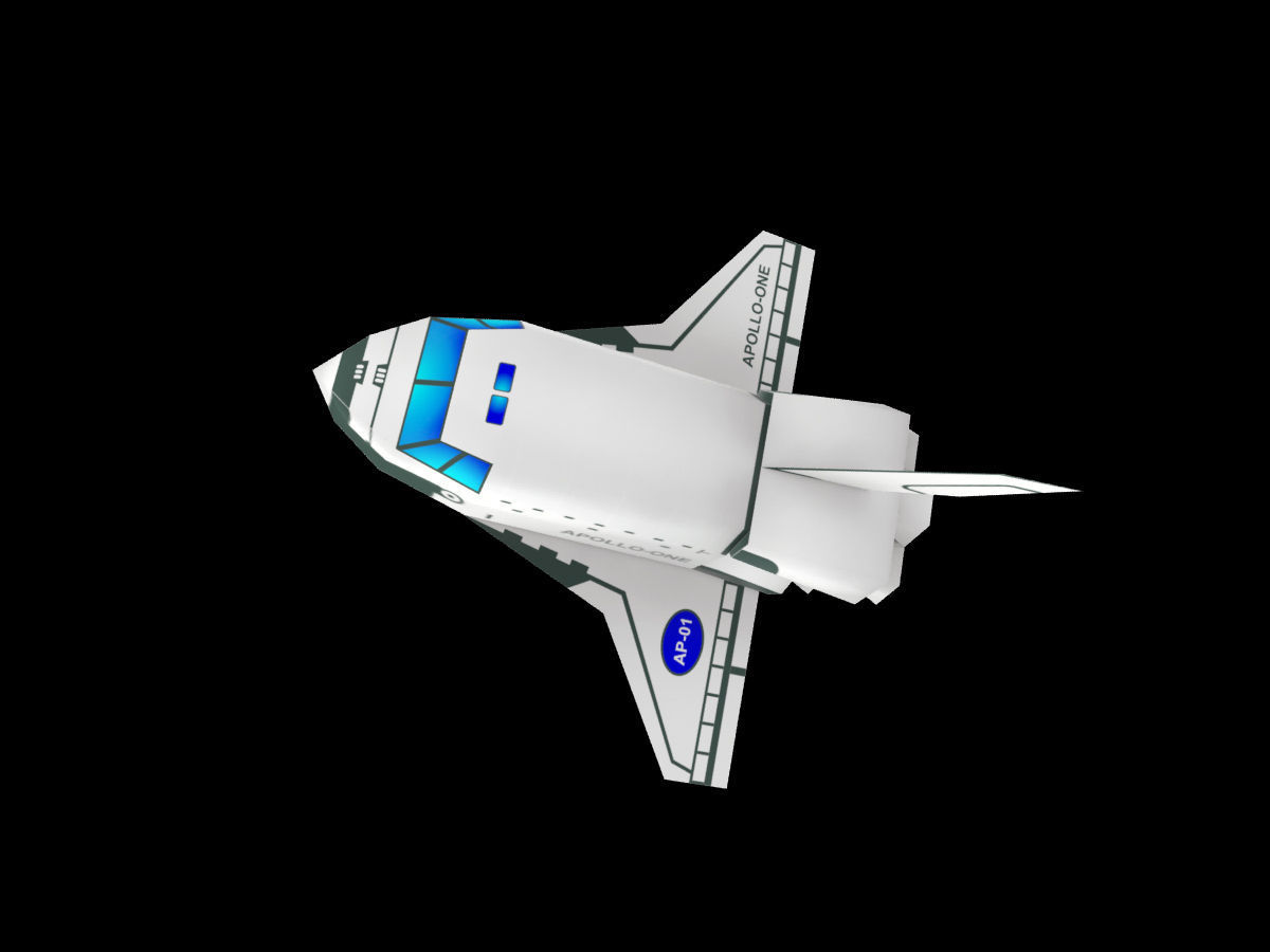 3D model Space Shuttle VR / AR / low-poly | CGTrader