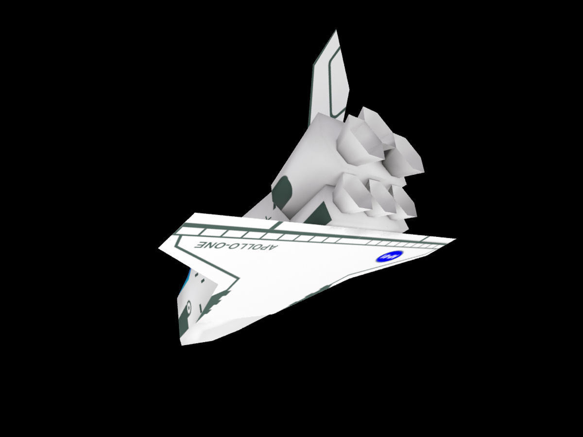 3D model Space Shuttle VR / AR / low-poly | CGTrader