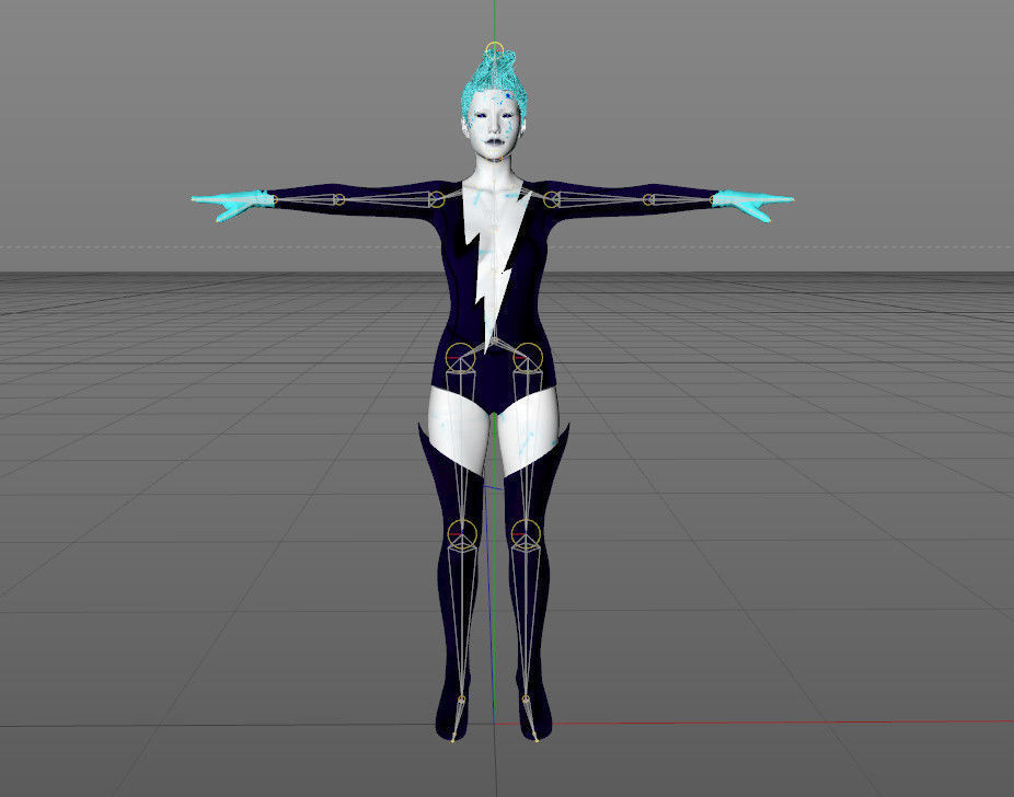 Livewire -DC Comics- 3D model animated rigged | CGTrader