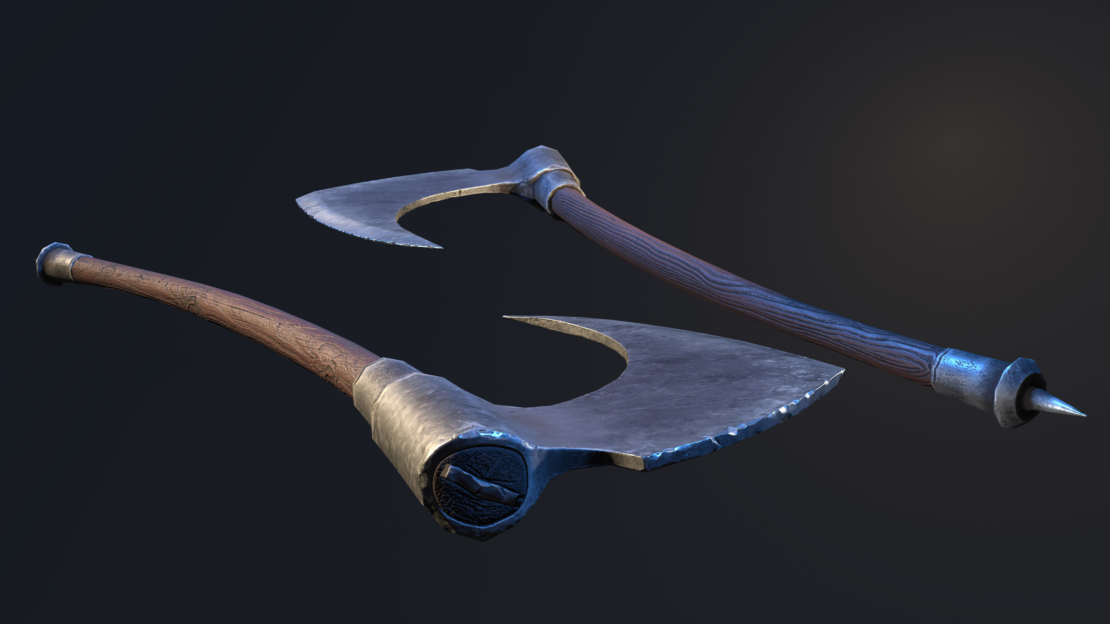 3D model Albion Frazetta Death Dealer Axe 2 VR / AR / low-poly | CGTrader