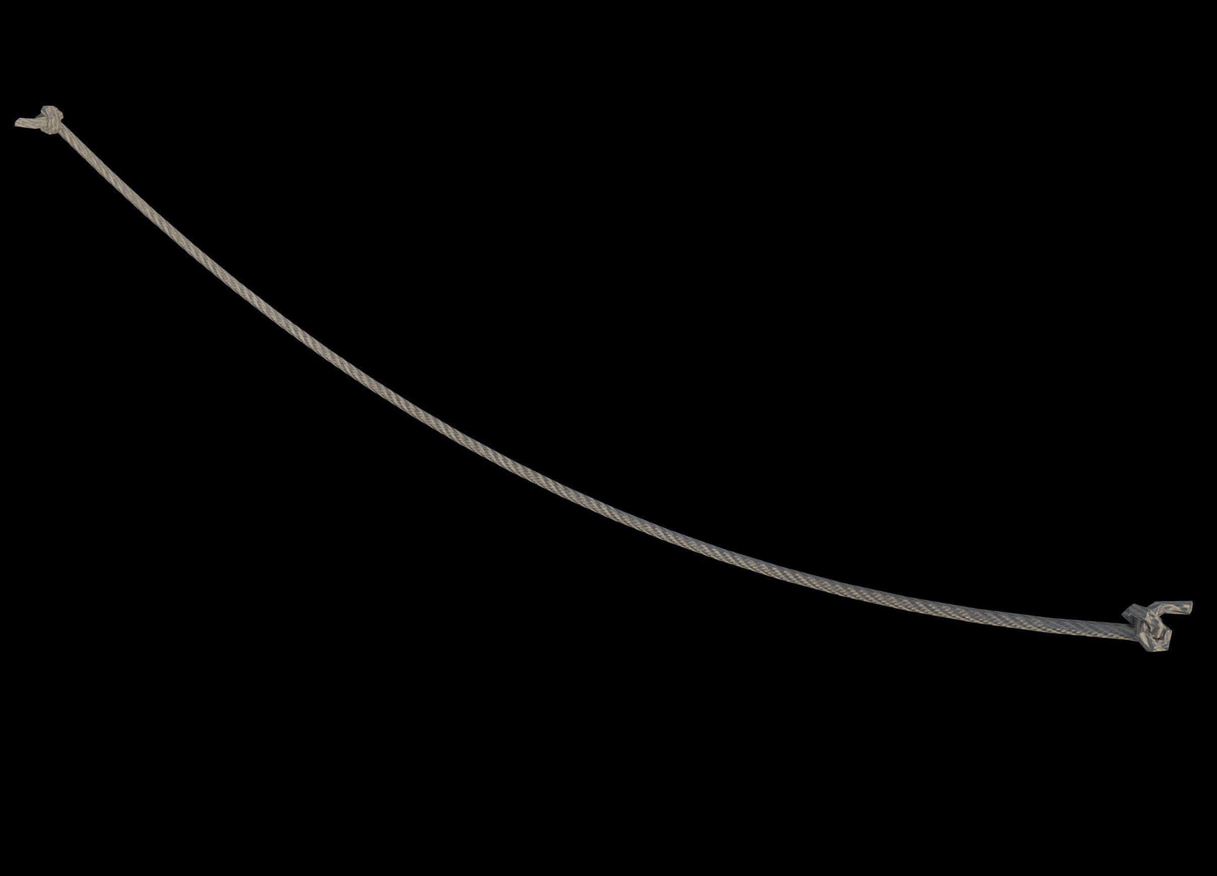 3D model Coiled Rope - PBR - Textured VR / AR / low-poly | CGTrader