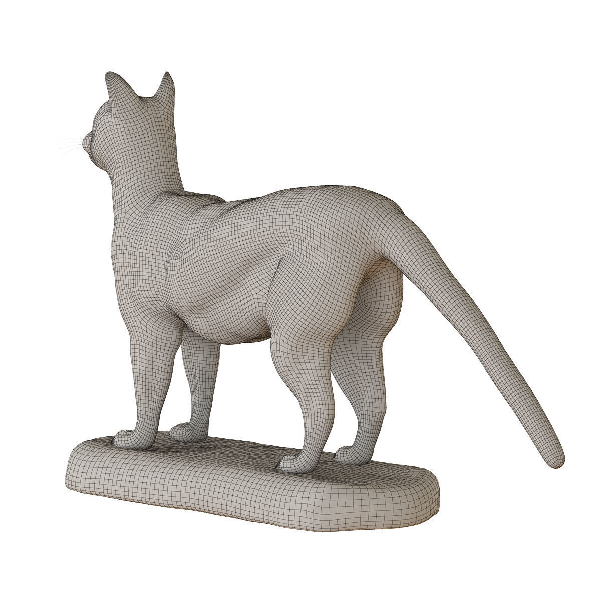 Figurine cat 3D model | CGTrader