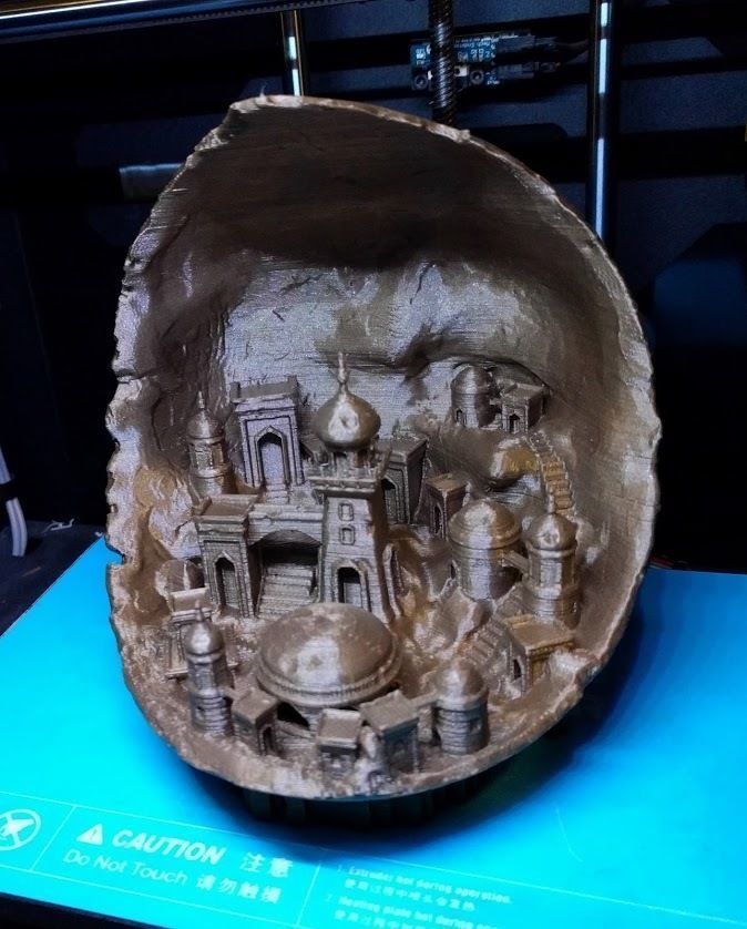 Moon city free 3D model 3D printable | CGTrader