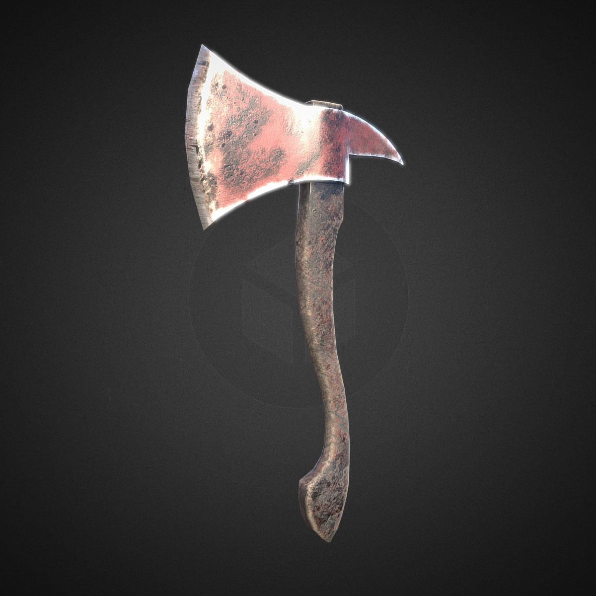 3D model Short Axe low-poly variant 1 VR / AR / low-poly | CGTrader