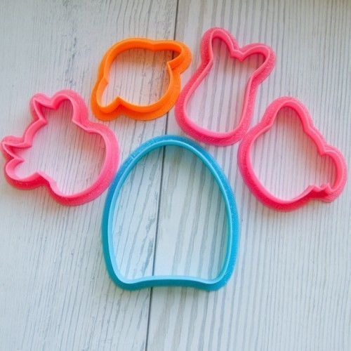 Set Funny Animals cookie cutter for professional free 3D model 3D ...