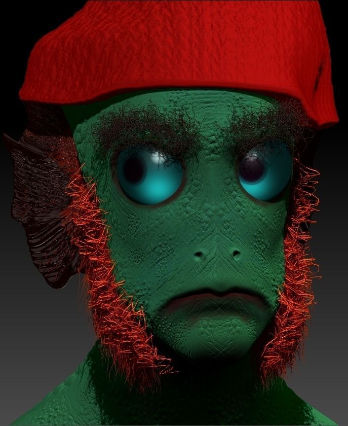 fish man 3D model | CGTrader