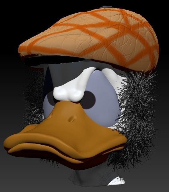 Duck face 3D model | CGTrader