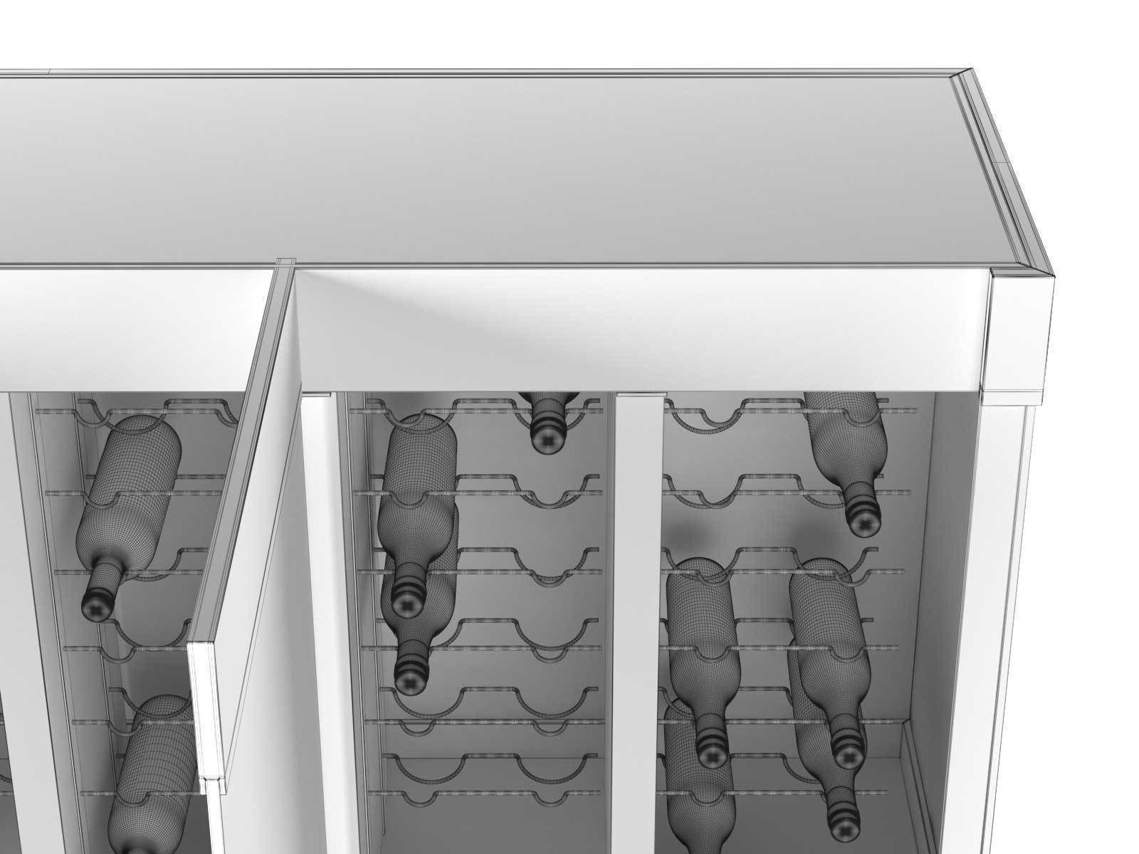 Contemporary Wine Cellar 3D model | CGTrader