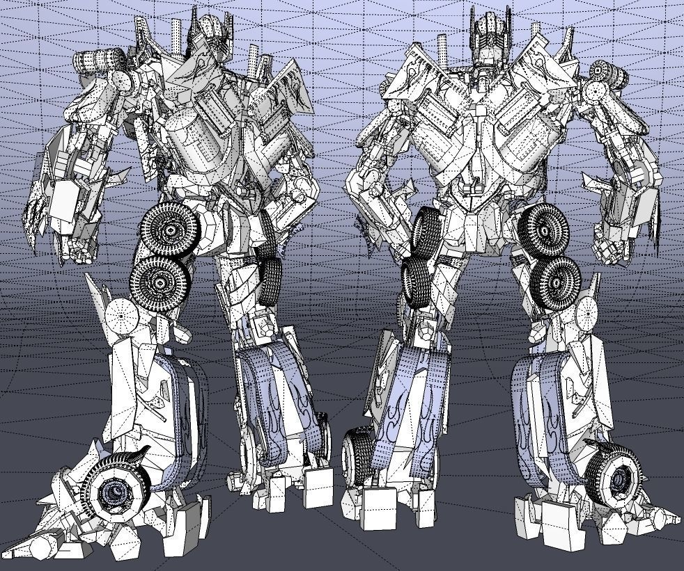 AUTOBOT LEADER Optimus Prime 3D model rigged | CGTrader