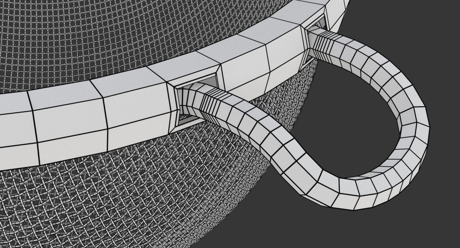 Metal strainer 3D model | CGTrader