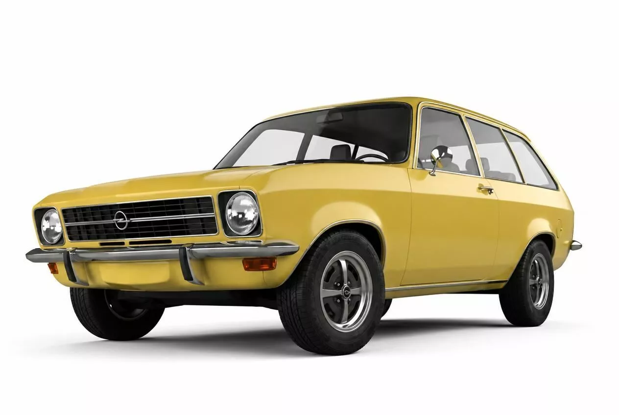 Classic 1970s Opel Kadett Caravan 3D model | CGTrader