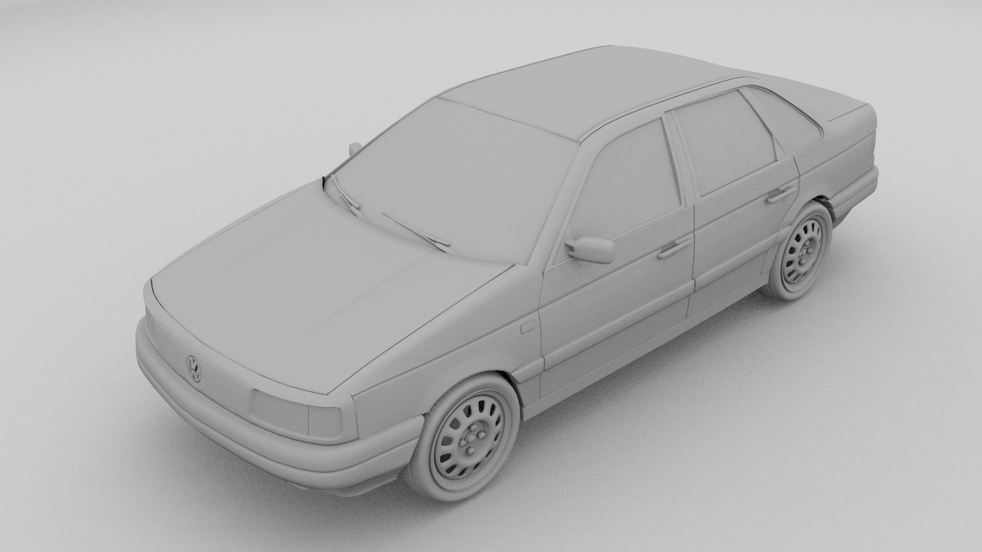 Volkswagen Passat B3 3D model | CGTrader