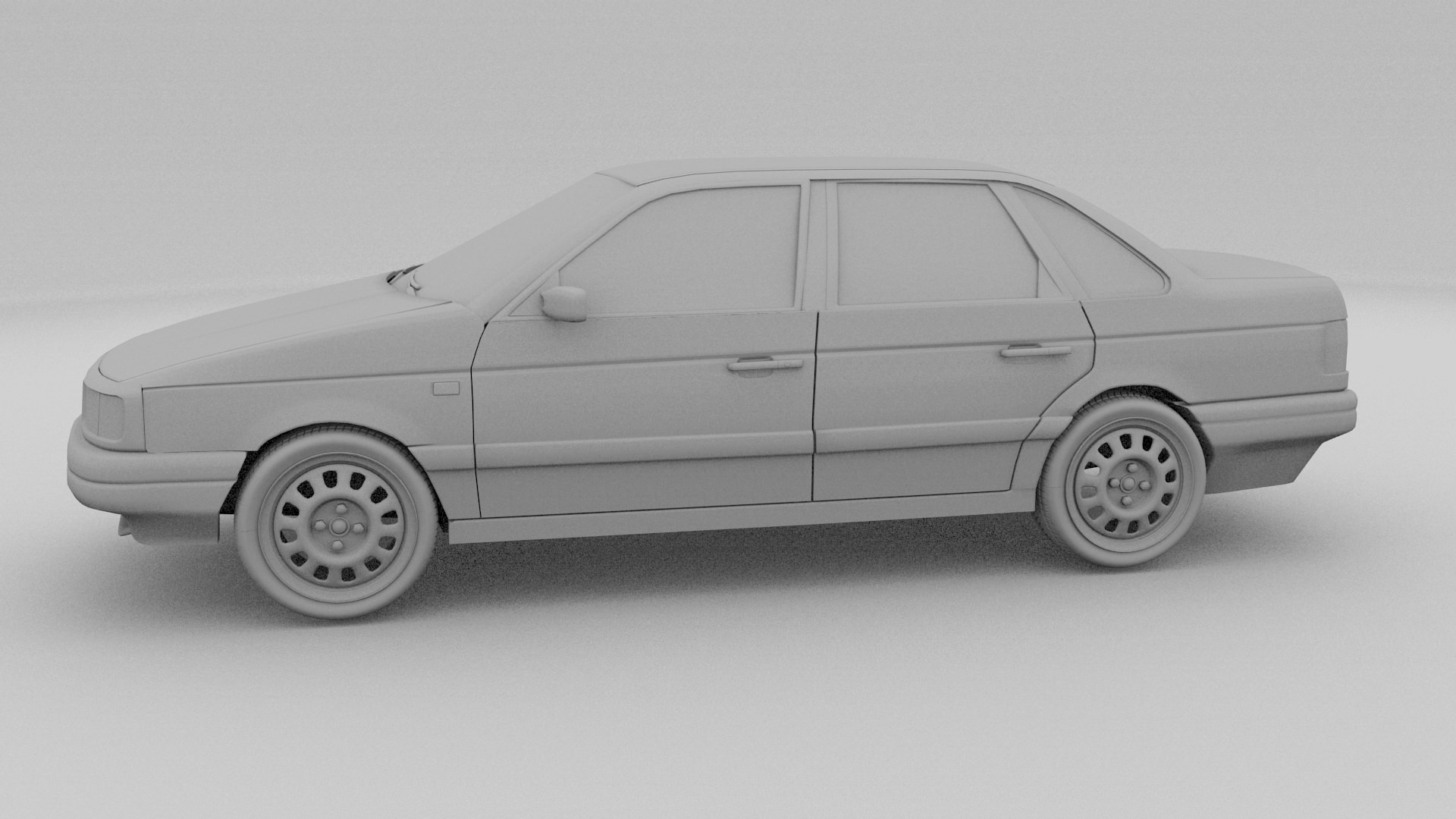Volkswagen Passat B3 3D model | CGTrader