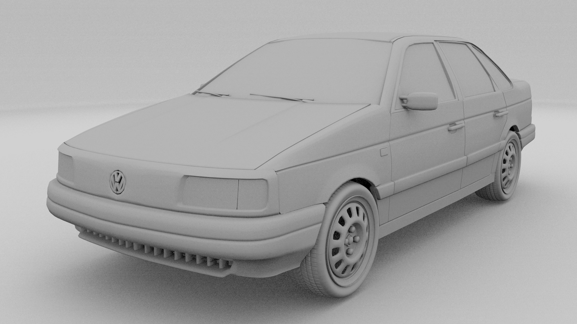 Volkswagen Passat B3 3D model | CGTrader