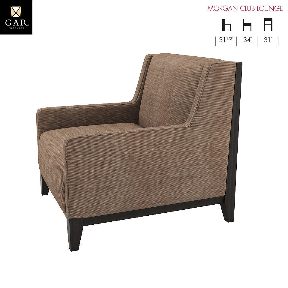 Morgan Club Lounge Chair 3D model | CGTrader