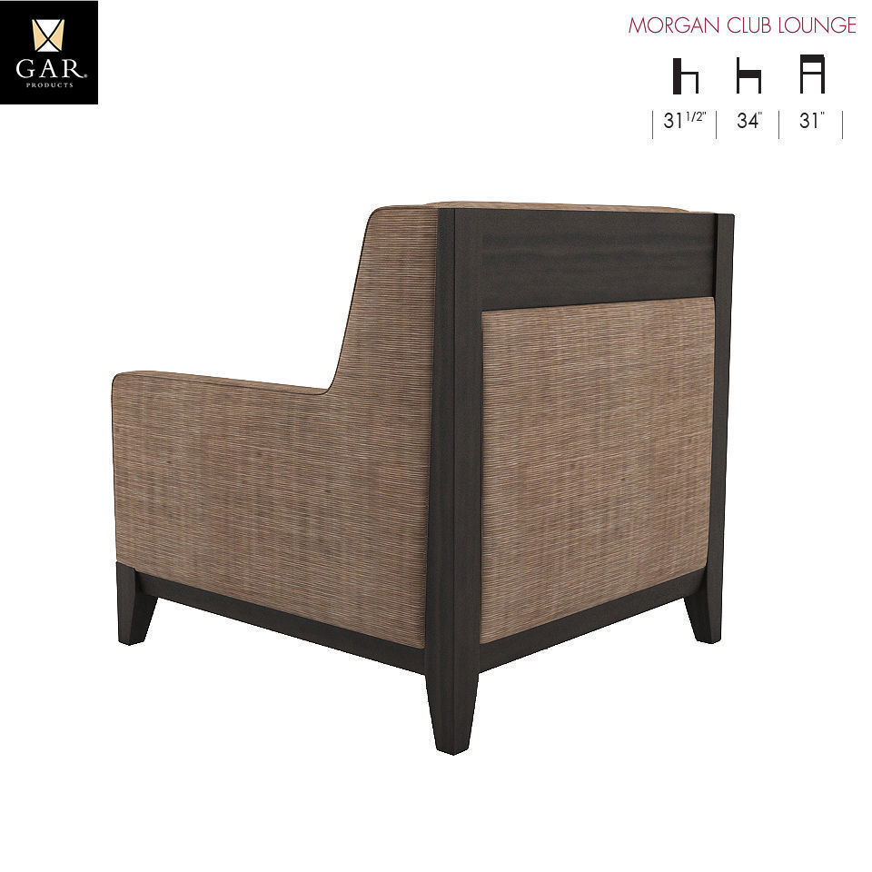 Morgan Club Lounge Chair 3D model | CGTrader
