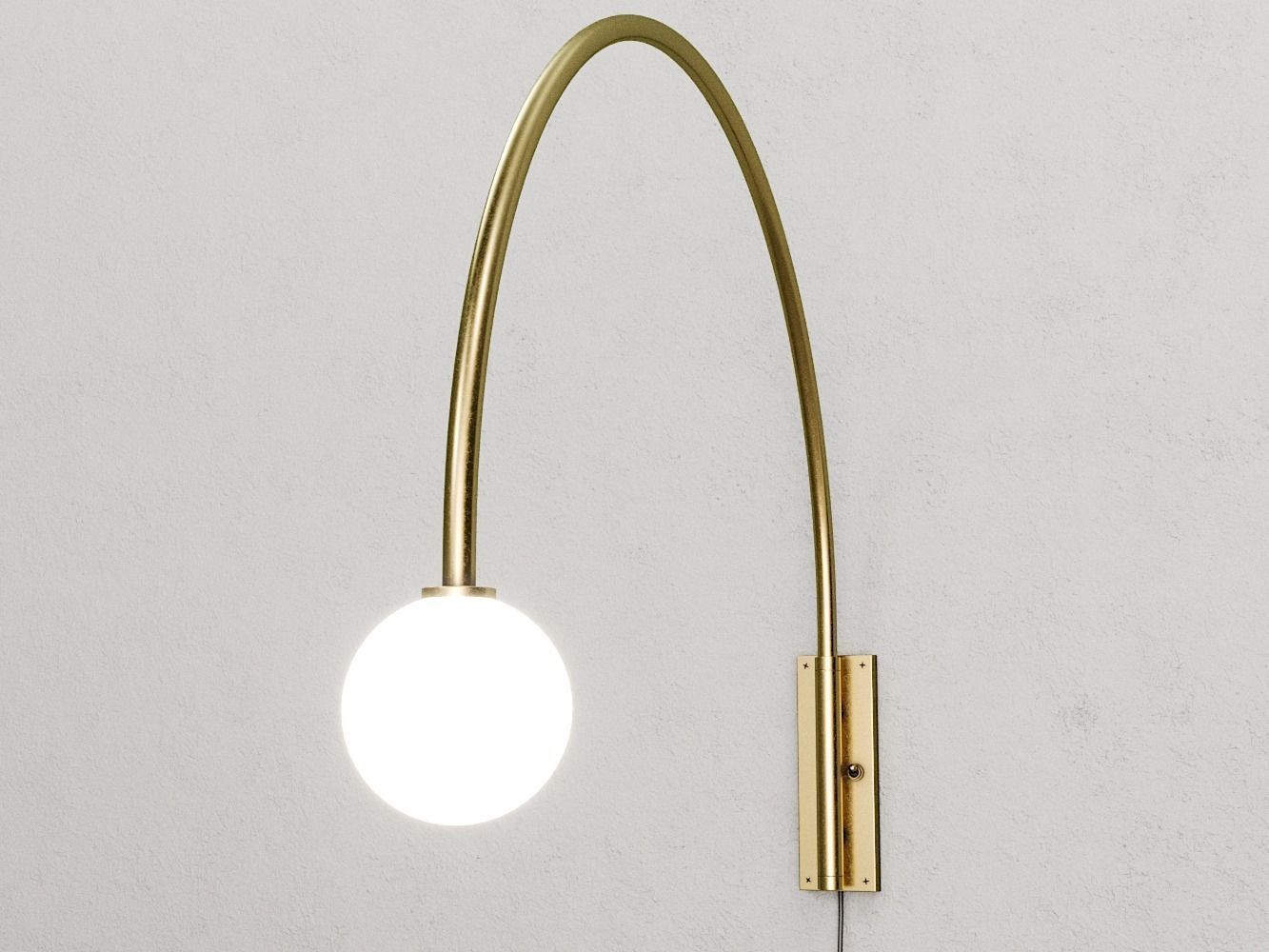 Contour Wall lamp 3D model | CGTrader