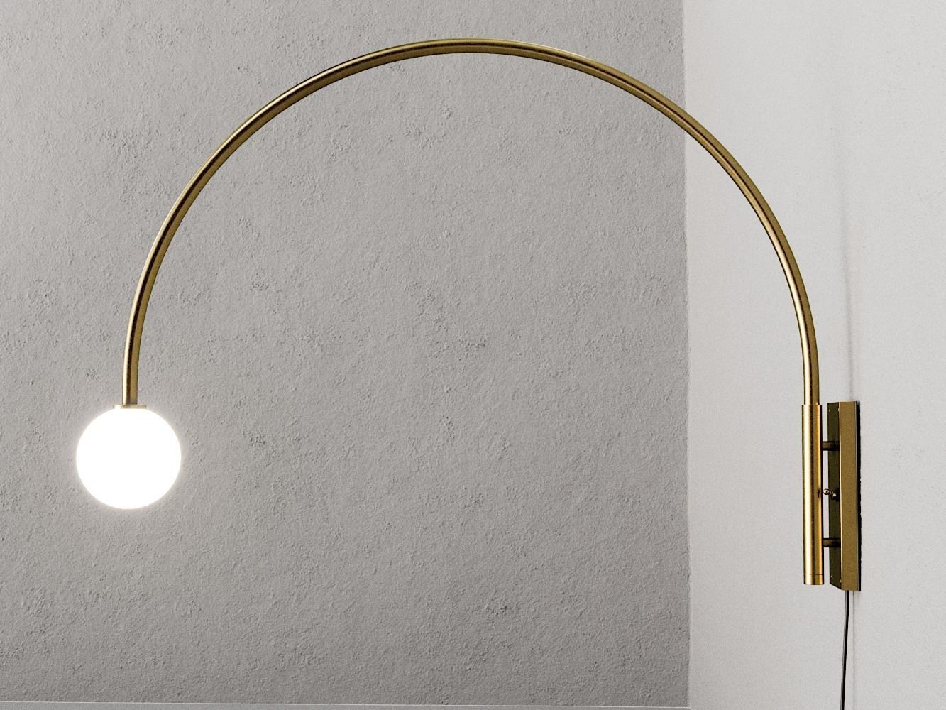 Contour Wall lamp 3D model | CGTrader