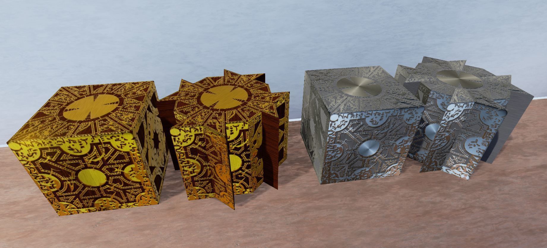 3D model Hell Box VR / AR / low-poly | CGTrader