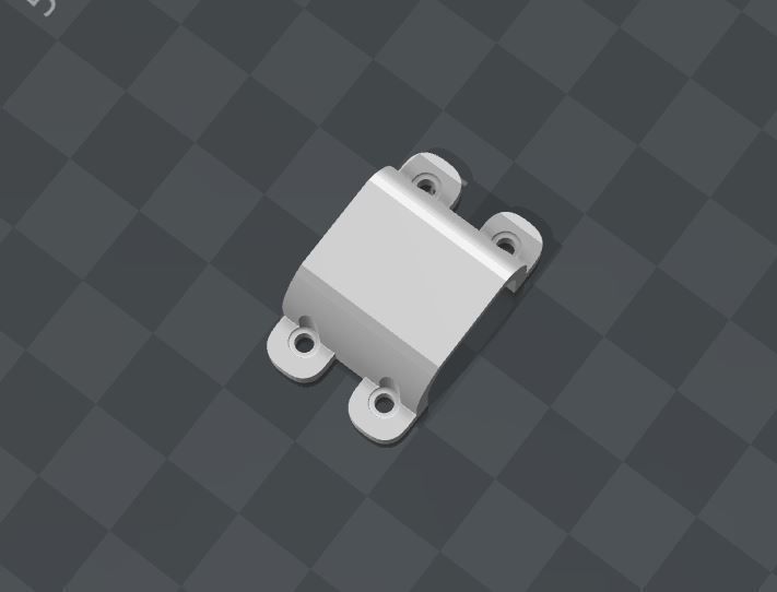 Dc motor Mount 3D model 3D printable | CGTrader