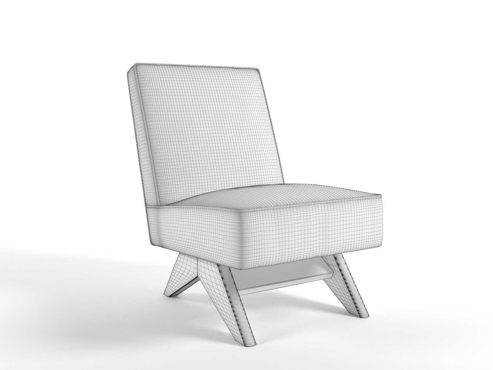 High Court Lounge Chair 3D model | CGTrader