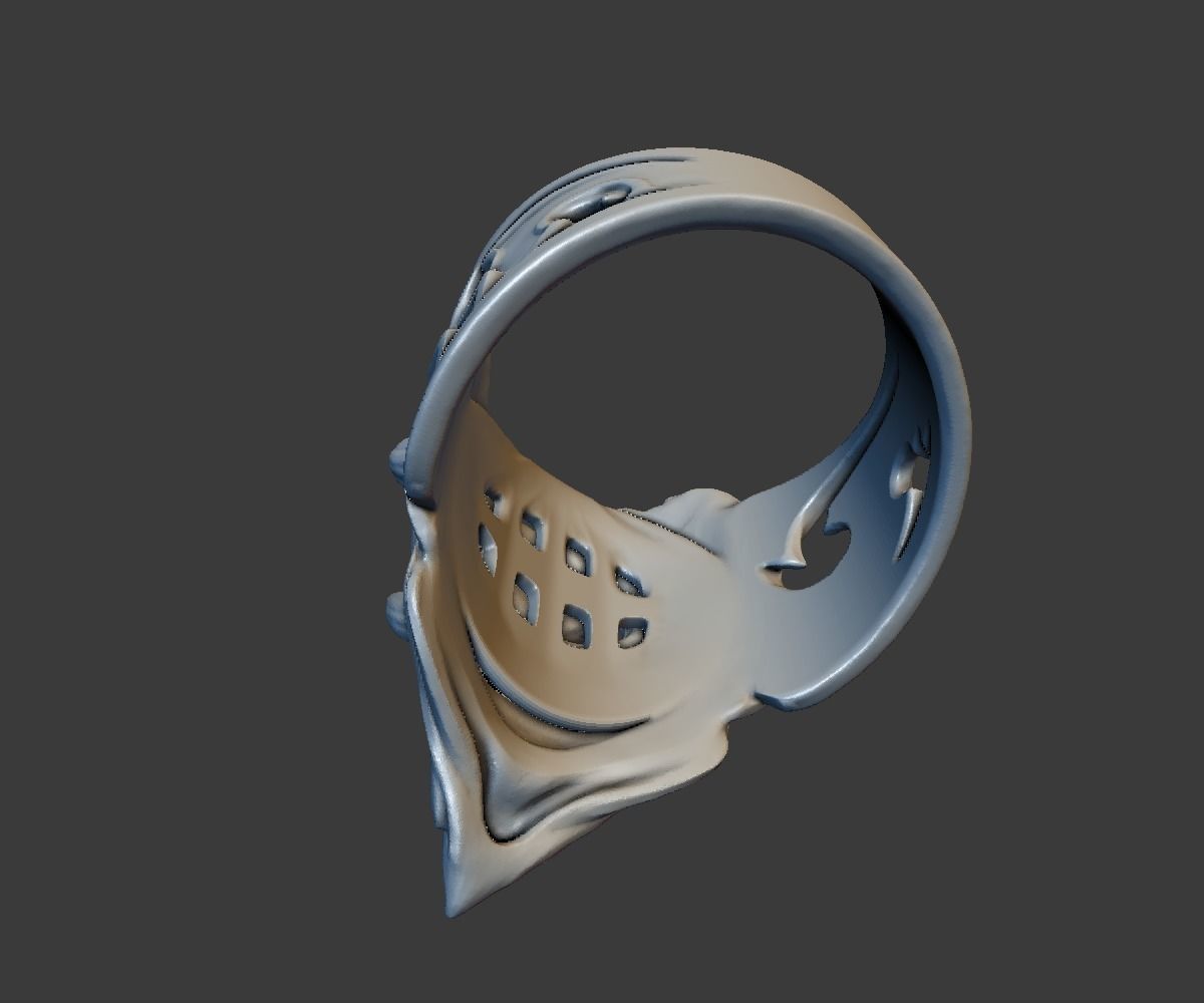 Demon ring 3D model 3D printable | CGTrader