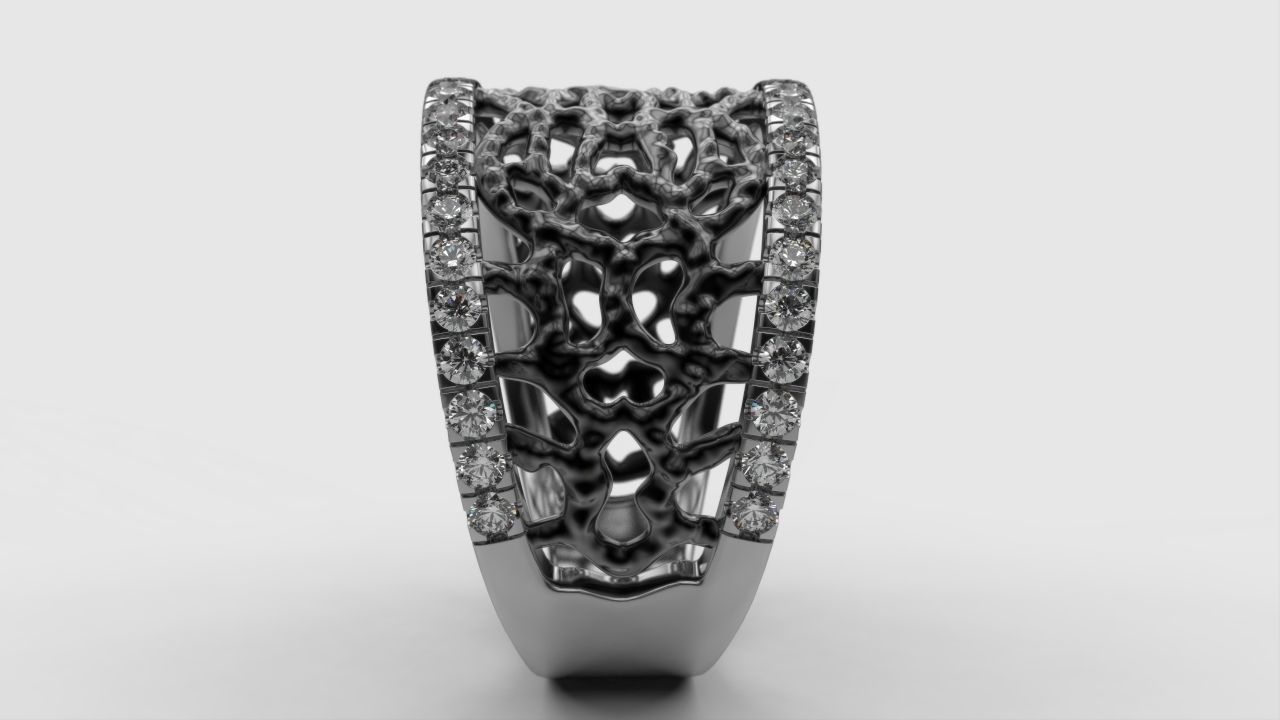 Amorphous ring abstraction 3D model 3D printable | CGTrader