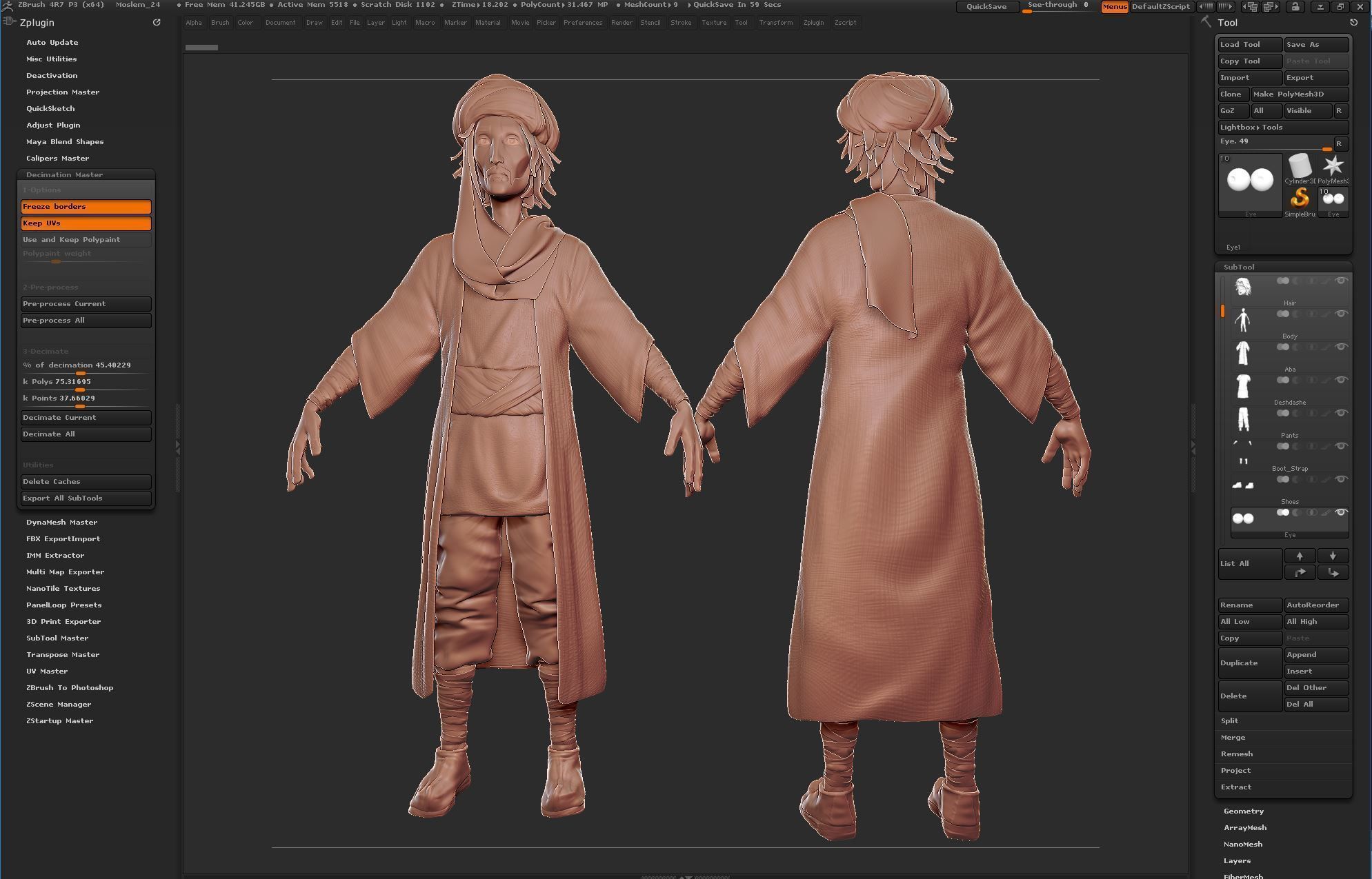 Muslim Arab Character 3D model | CGTrader