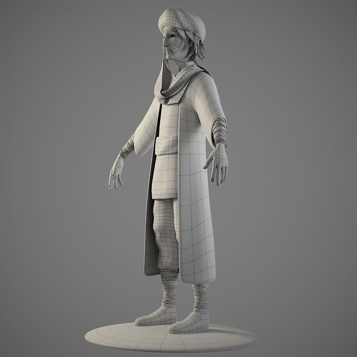 Muslim Arab Character 3D model | CGTrader