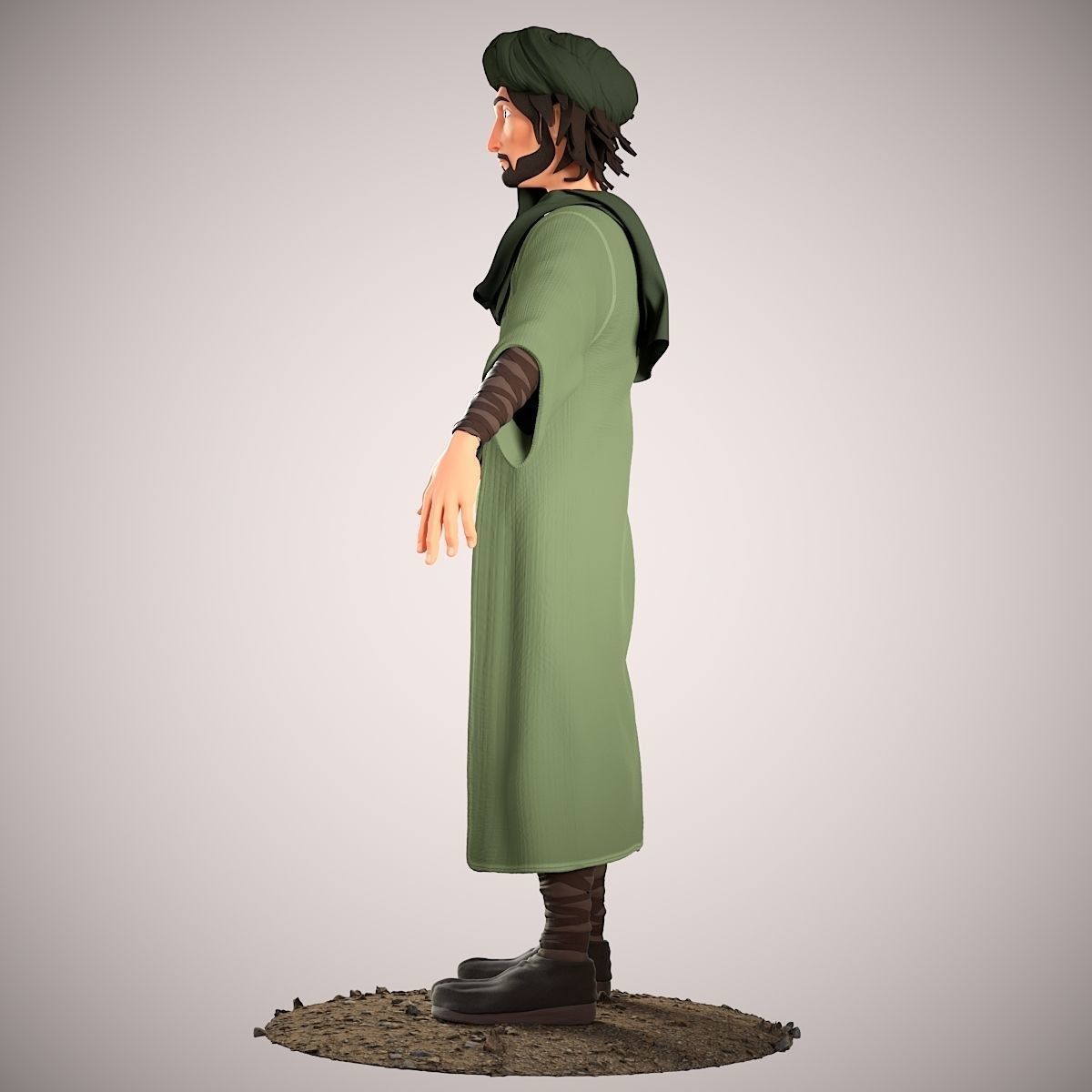 Muslim Arab Character 3D model | CGTrader