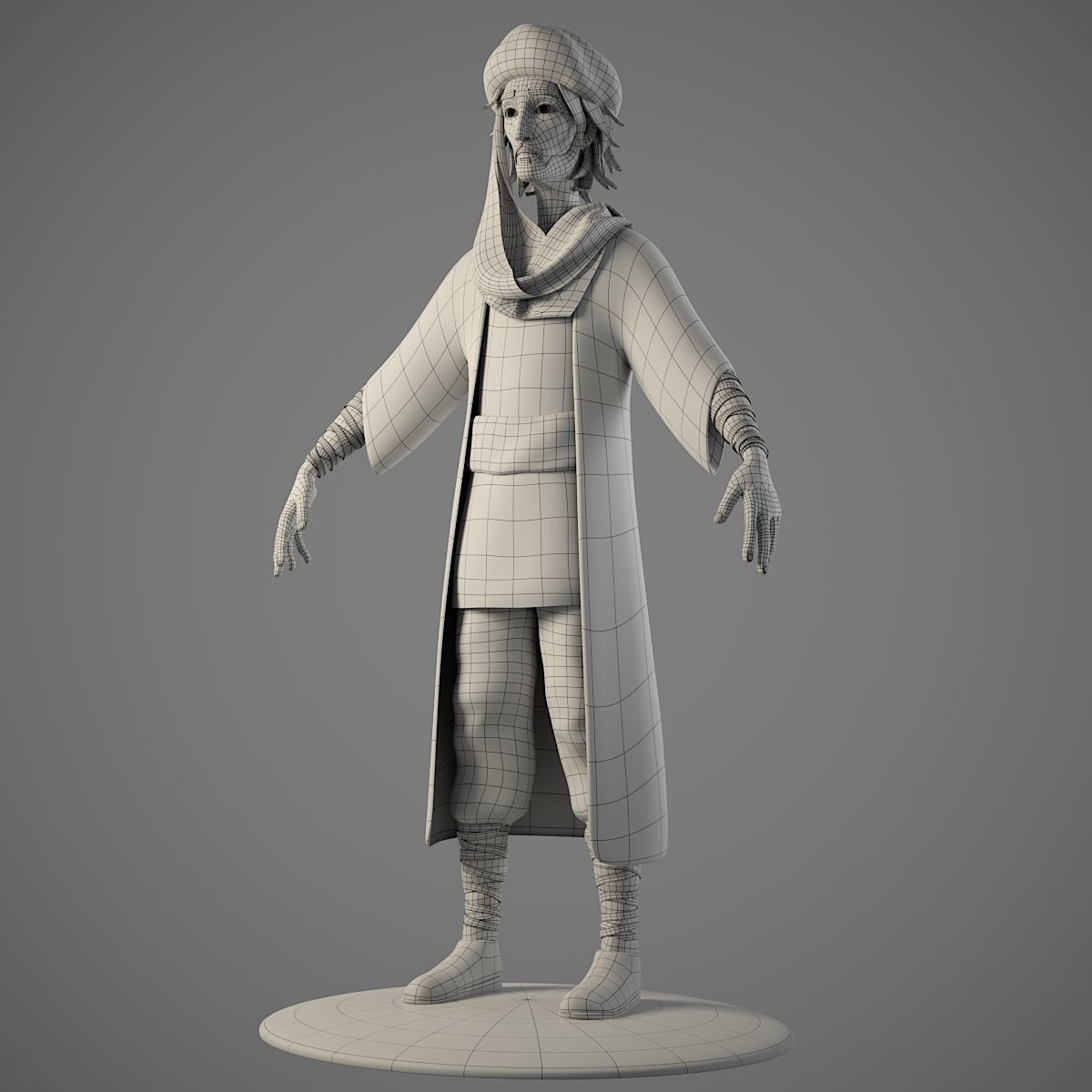 Muslim Arab Character 3D model | CGTrader