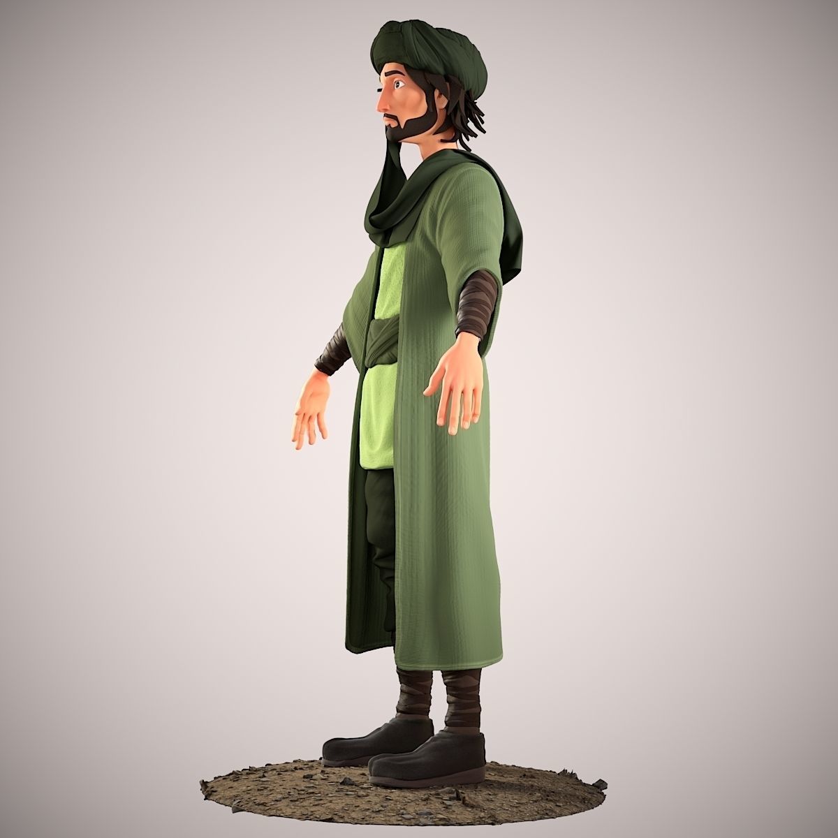 Muslim Arab Character 3D model | CGTrader