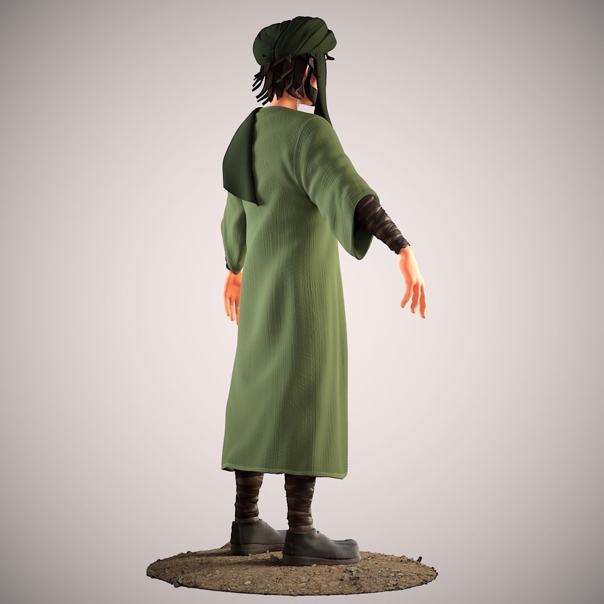 Muslim Arab Character 3D model | CGTrader