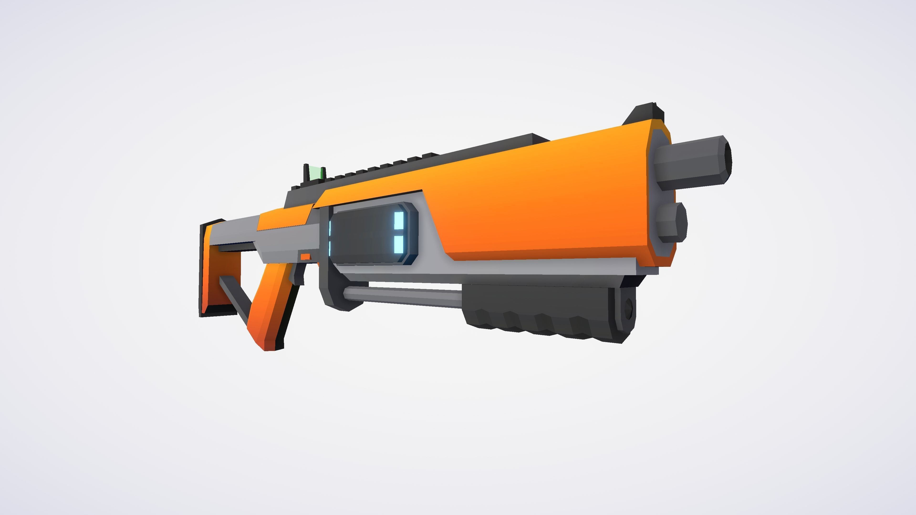 3D model CB LowPoly Sci-Fi Guns VR / AR / low-poly | CGTrader