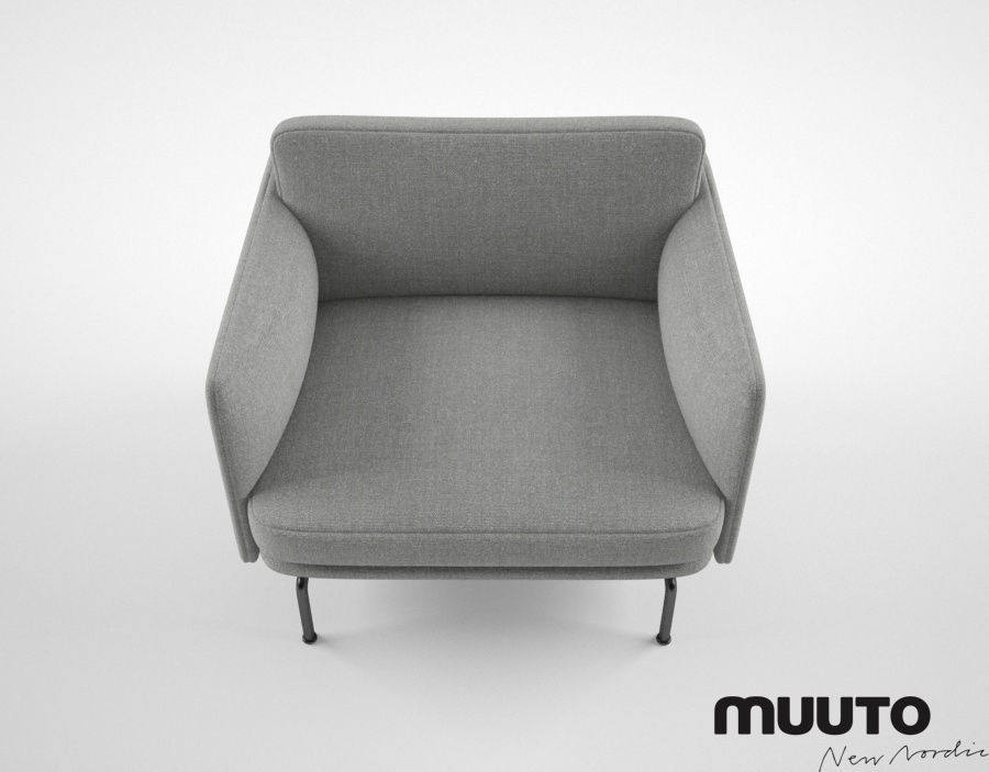 Muuto Outline chair 3D model | CGTrader