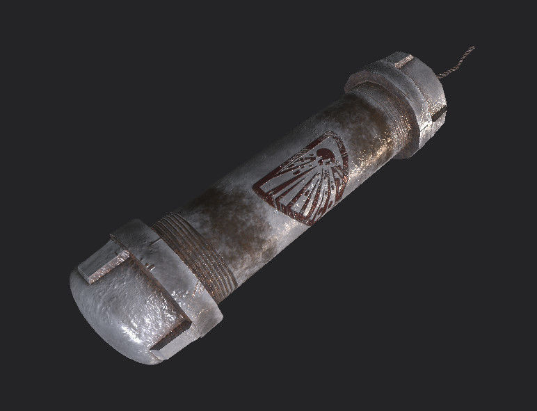 3D model Pipe Bomb Low poly VR / AR / low-poly | CGTrader