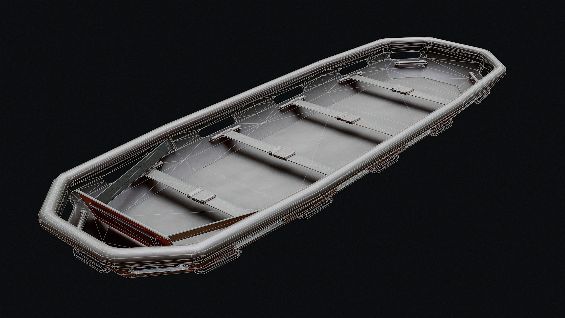 3D model Low Poly PBR Basket Stretcher VR / AR / low-poly | CGTrader