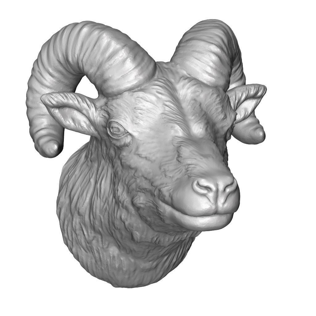ram head 2 3D model 3D printable | CGTrader