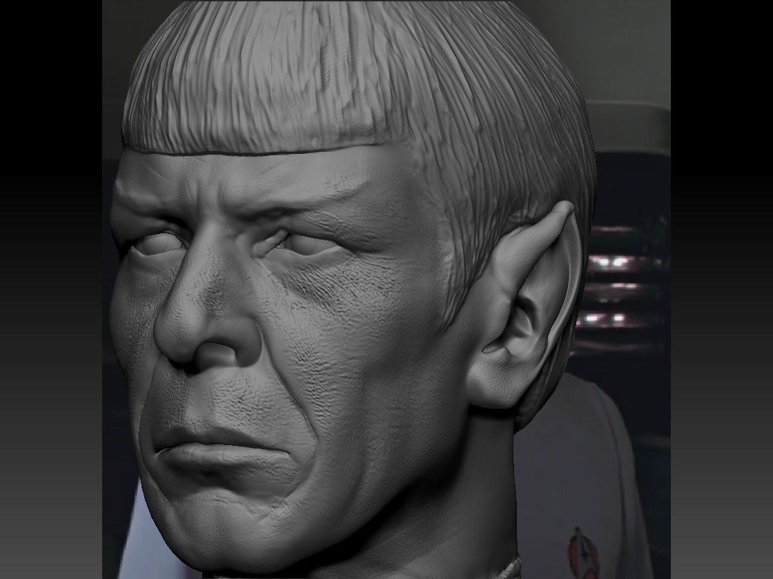 mr Spock bust Leonard Nimoy Star Trek 3D model 3D printable | CGTrader