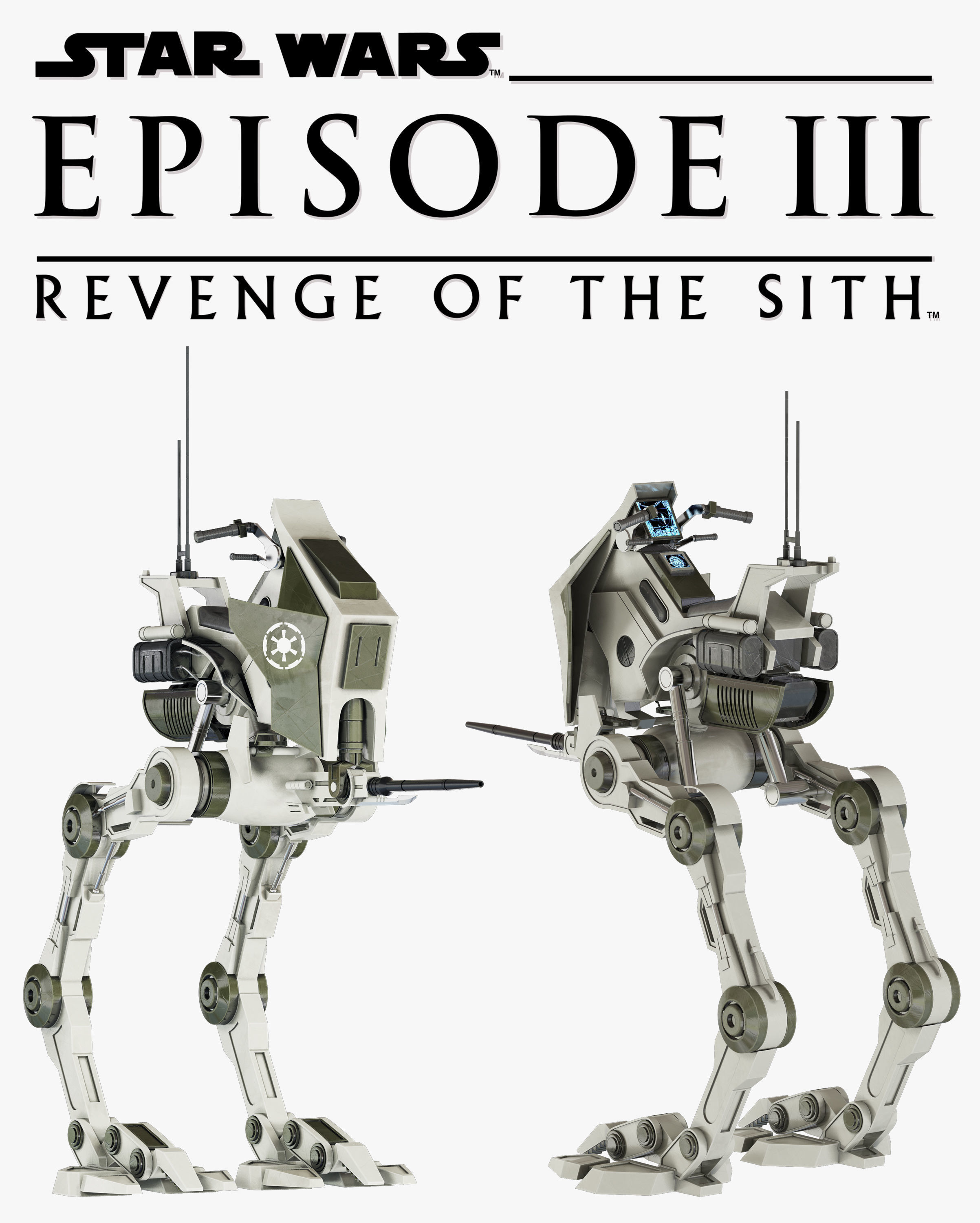 Star Wars AT-RT Walker 3D model | CGTrader
