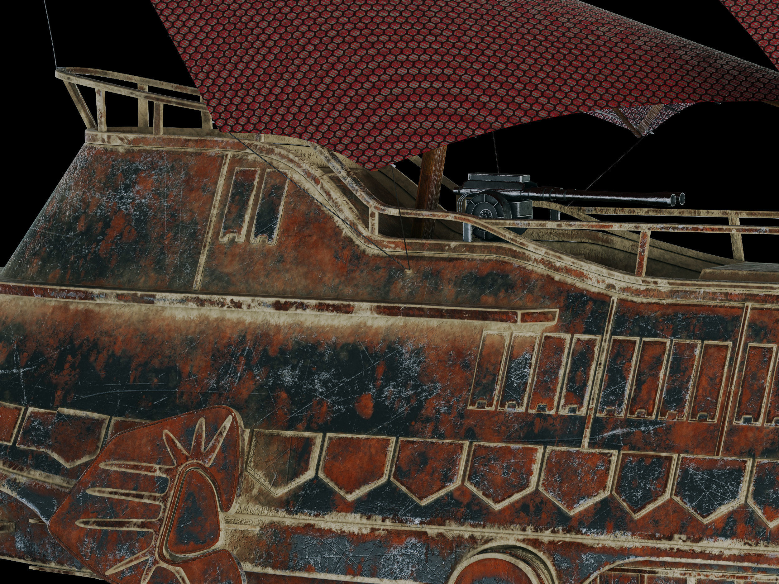 Star Wars Khetanna Jabba Sail Barge 3D model | CGTrader