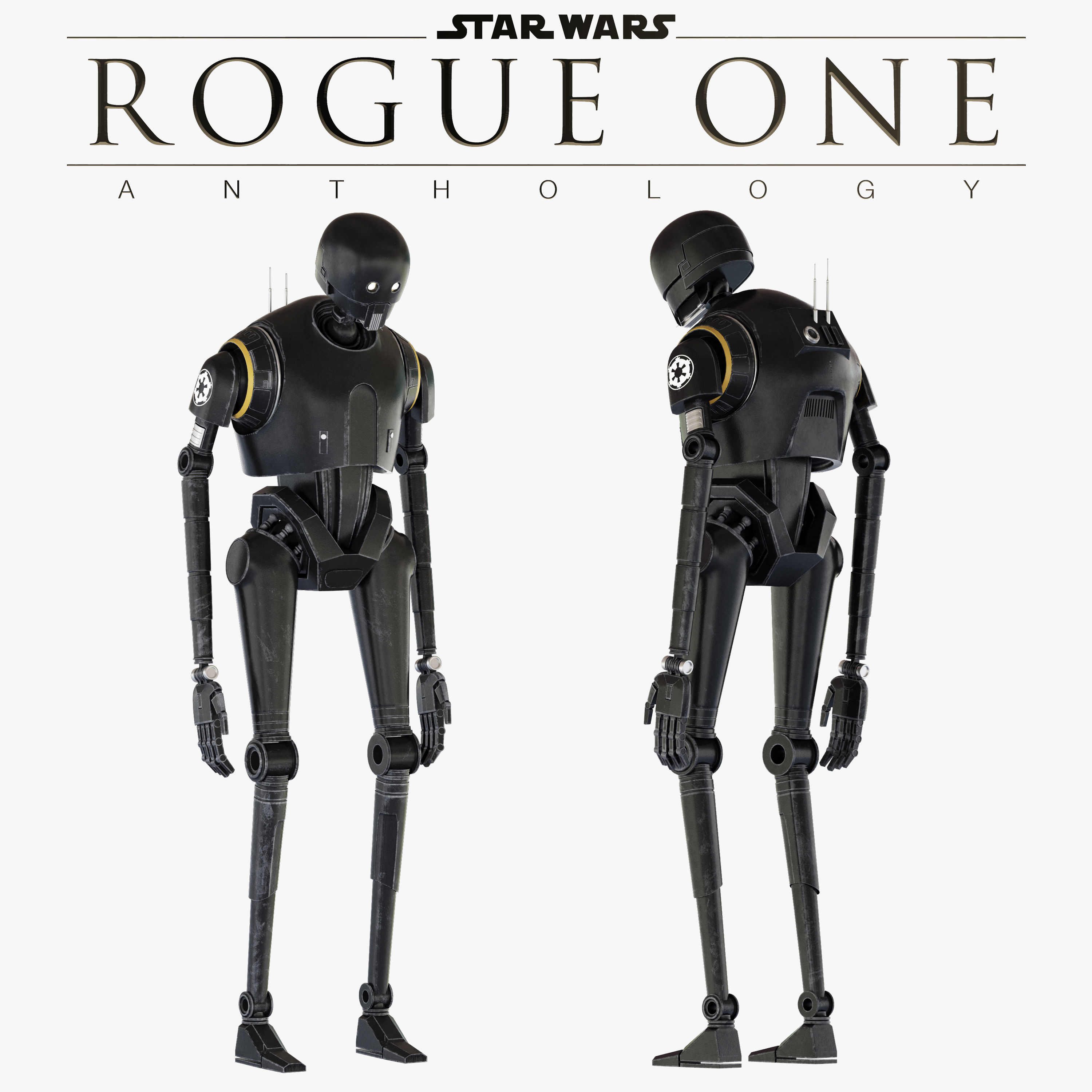 K-2SO Star Wars Droid 3D model | CGTrader