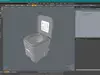 Compact Camping Toilet Gray 3D model | CGTrader
