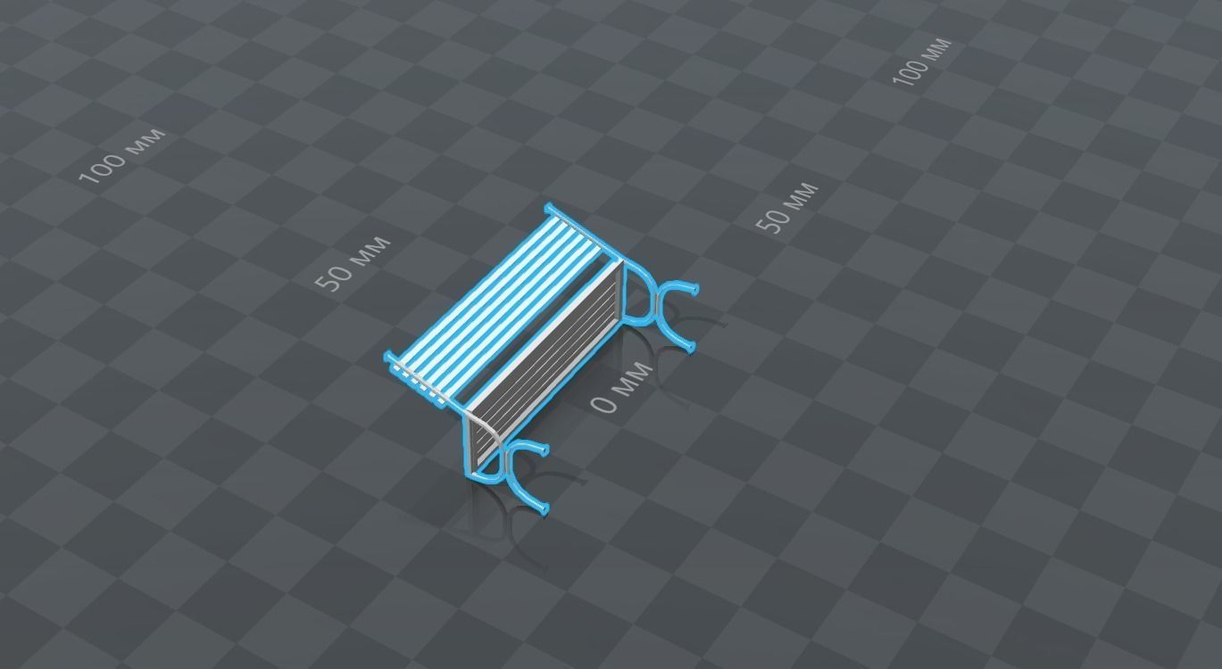 Bench05 Printable 3D model 3D printable | CGTrader