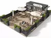 Industrial Shipping Container CoffeeShop Outdoor Patio Furniture 3D ...
