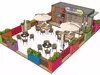 Industrial Shipping Container CoffeeShop Outdoor Patio Furniture 3D ...