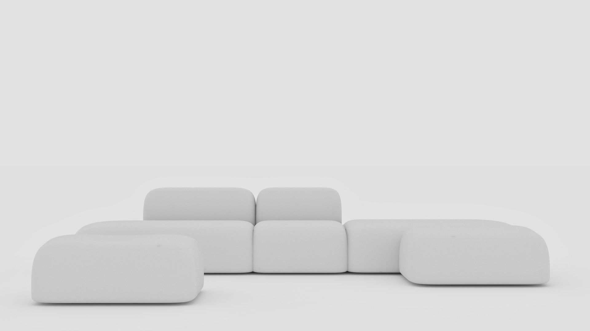 Sofa modular free 3D model | CGTrader