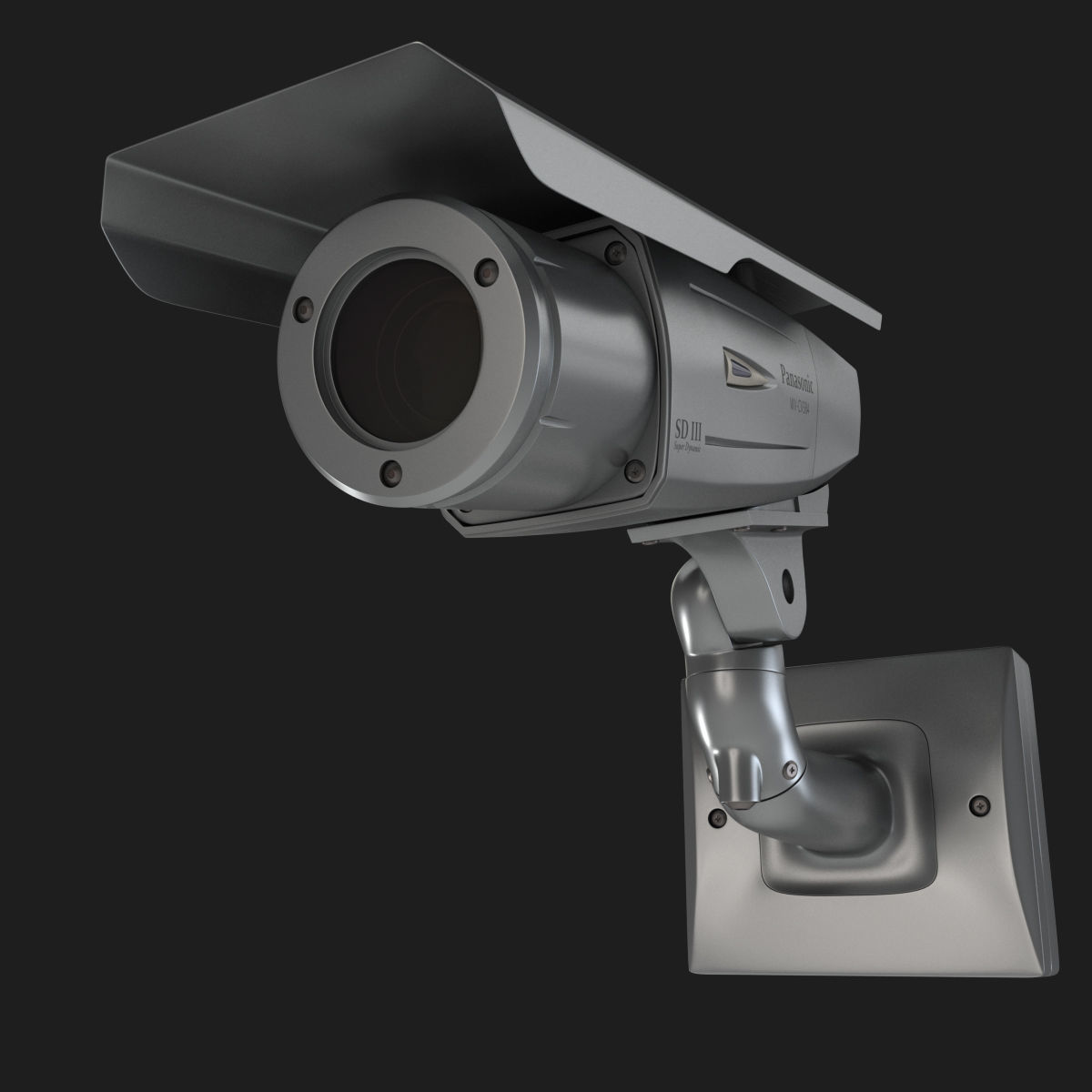 Panasonic Security Camera 3D model | CGTrader